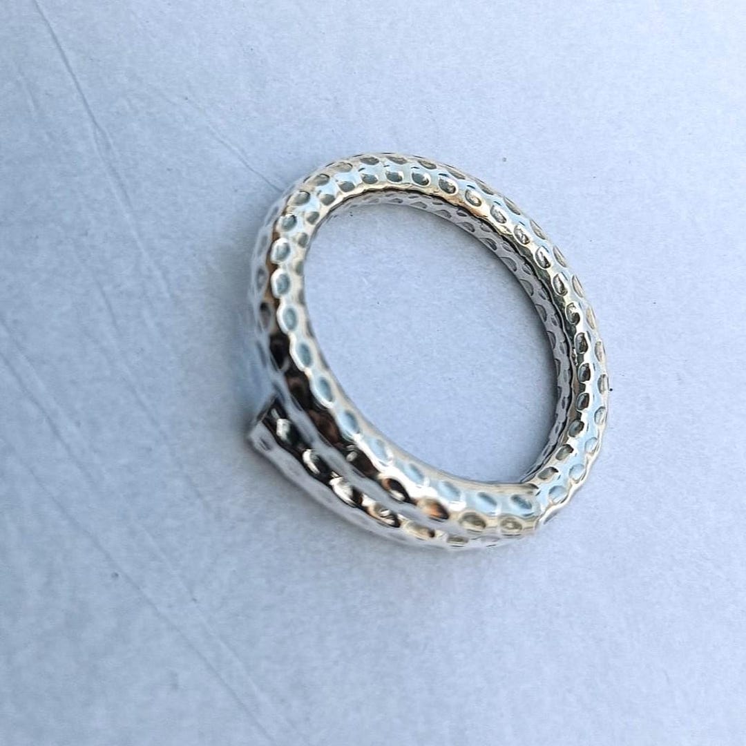 Handmade Sterling Silver Open Wrap Ring Bho Ring 925 Sterling Silver ...
