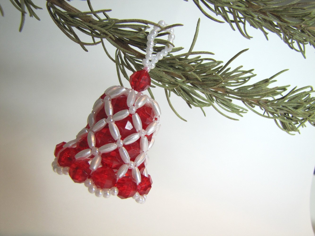 Customized Beaded Bell Ornaments in Many Colors - Etsy