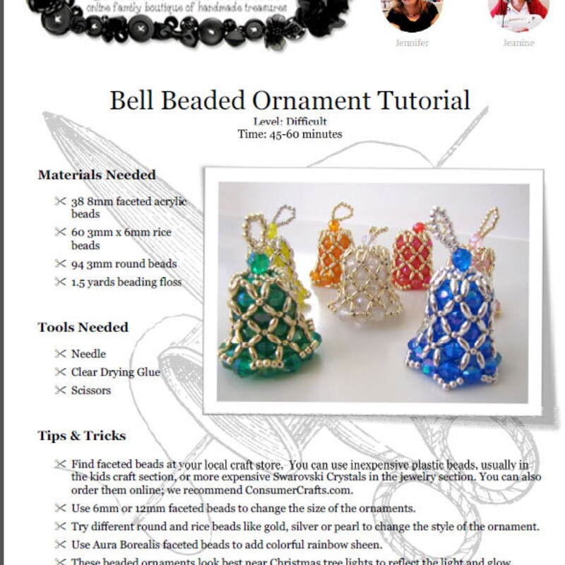Faceted Bead Pattern - Etsy