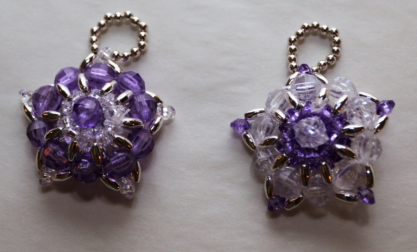 Ornate Star Beaded Ornaments | Etsy