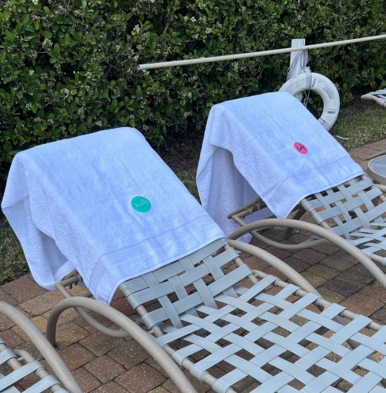 Personalized Towel Tags to Help You Identify Your Towel at Hotels ...