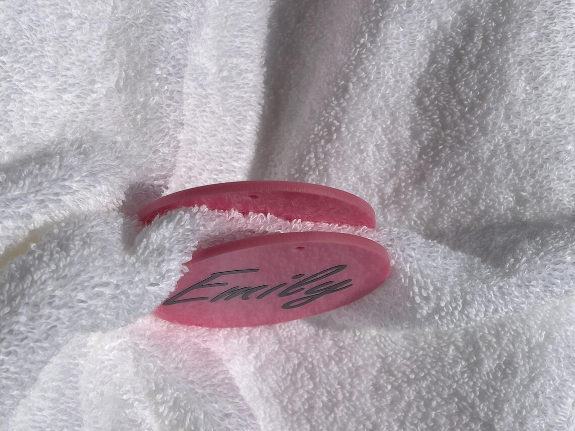 Personalized Towel Tags to Help You Identify Your Towel at Hotels ...