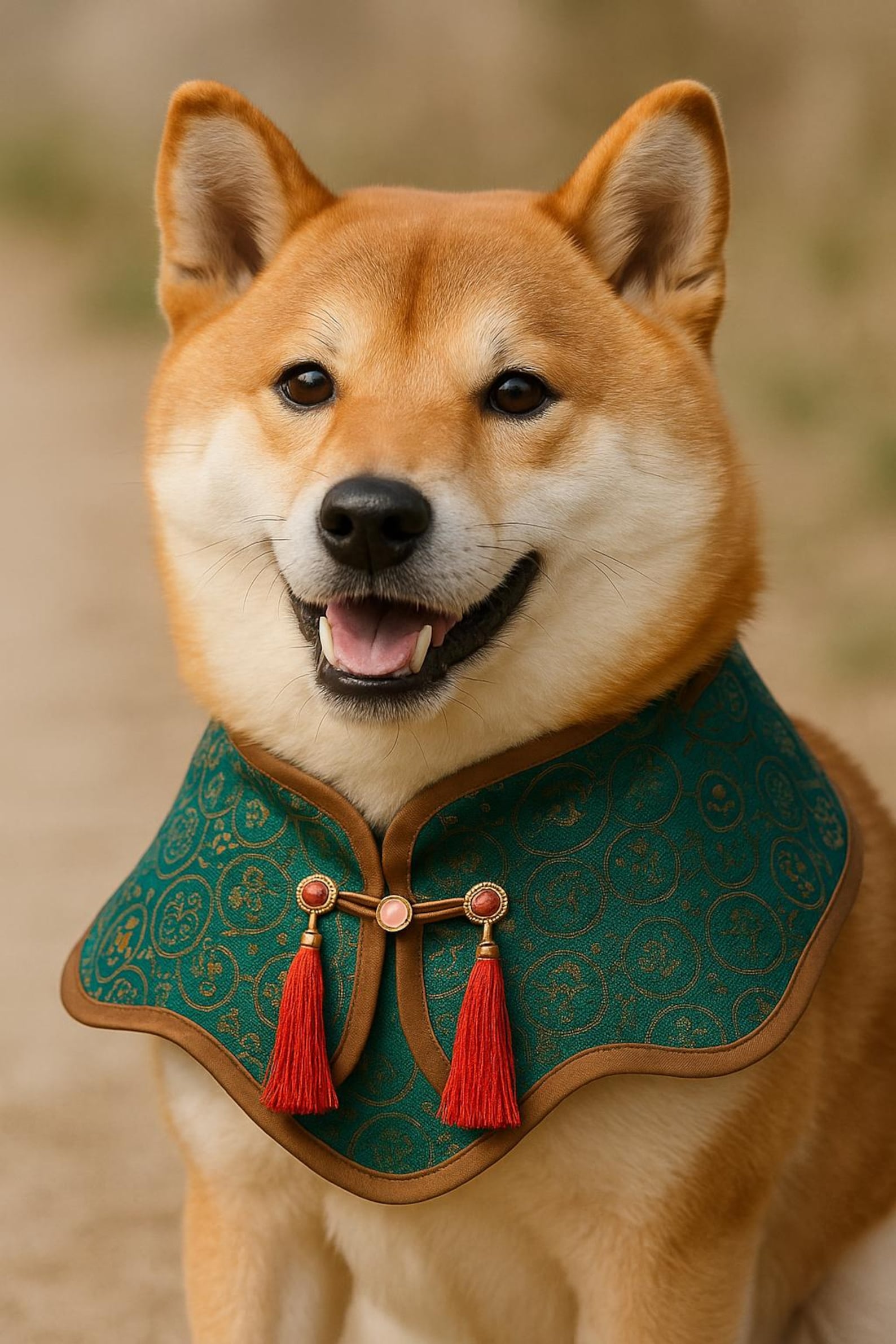 Traditional Chinese Style Pet Bib for Cats and Dogs | Elegant Tang ...