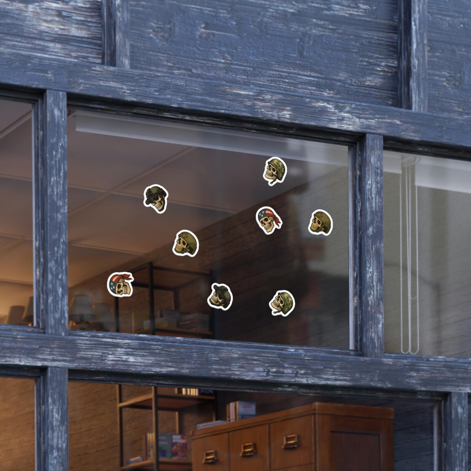 Military Skull Sticker Pack, Tactical, Camo, Night Vision & Patriotic ...