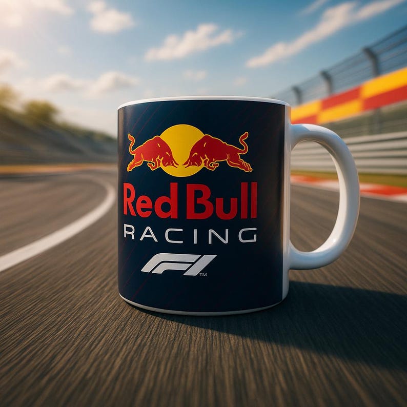 Red Bull Racing Formula 1 Ceramic Mug, 11oz or 15oz - Perfect Gift for ...