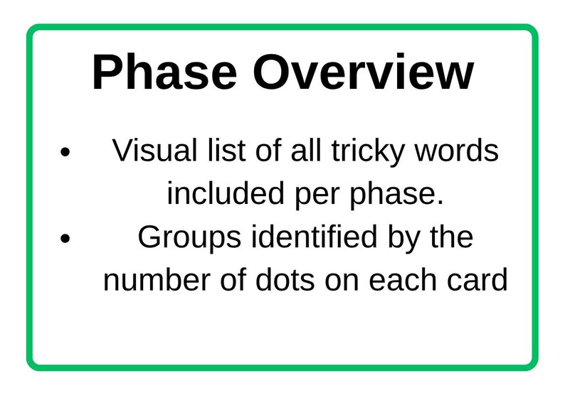 Tricky Word Flashcards | Phonics Screening Prep | Phase 2-5 Sight Words ...