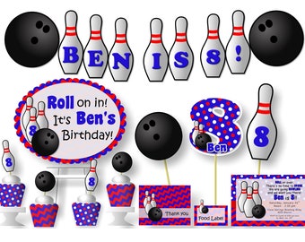 Bowling theme party | Etsy