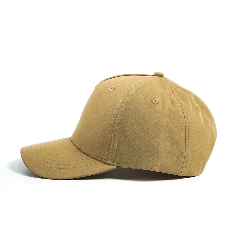 Khaki Baseball Cap Unisex, Classic Tan Dad Hat, Adjustable Plain Cap ...