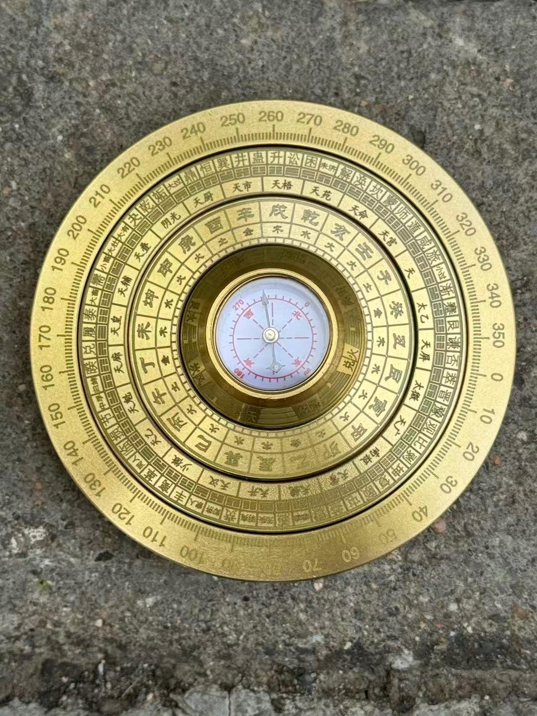 Tai Chi Bagua Plate,rotatable Feng Shui Compass,copper Round Eight ...