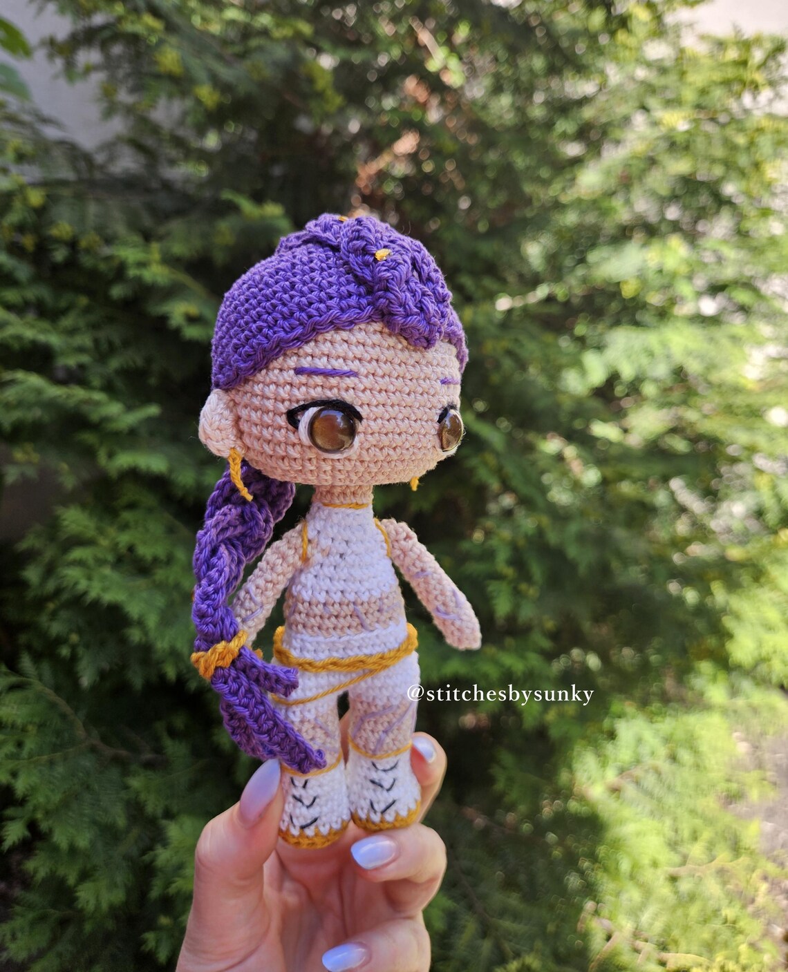 Patron amigurumi KPOP Demon Hunters Poupée chibi Rumi au crochet Patron ...