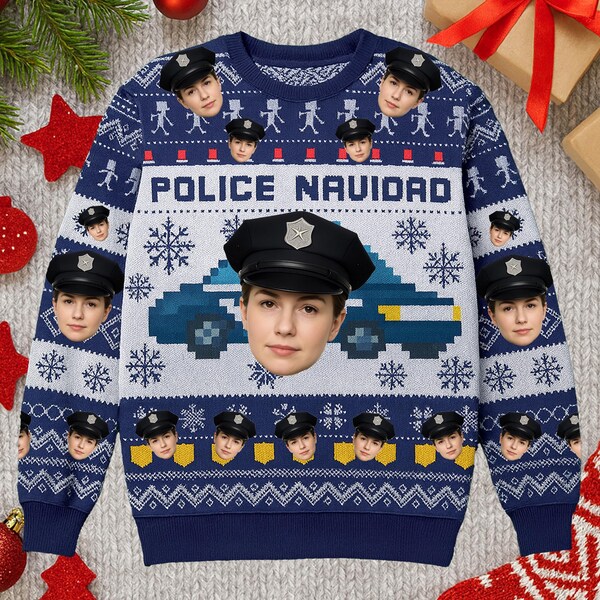 Police Sweater for Men - Etsy