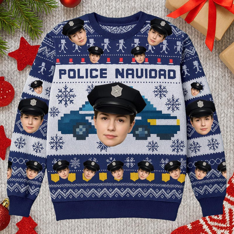 Police Sweater for Men - Etsy
