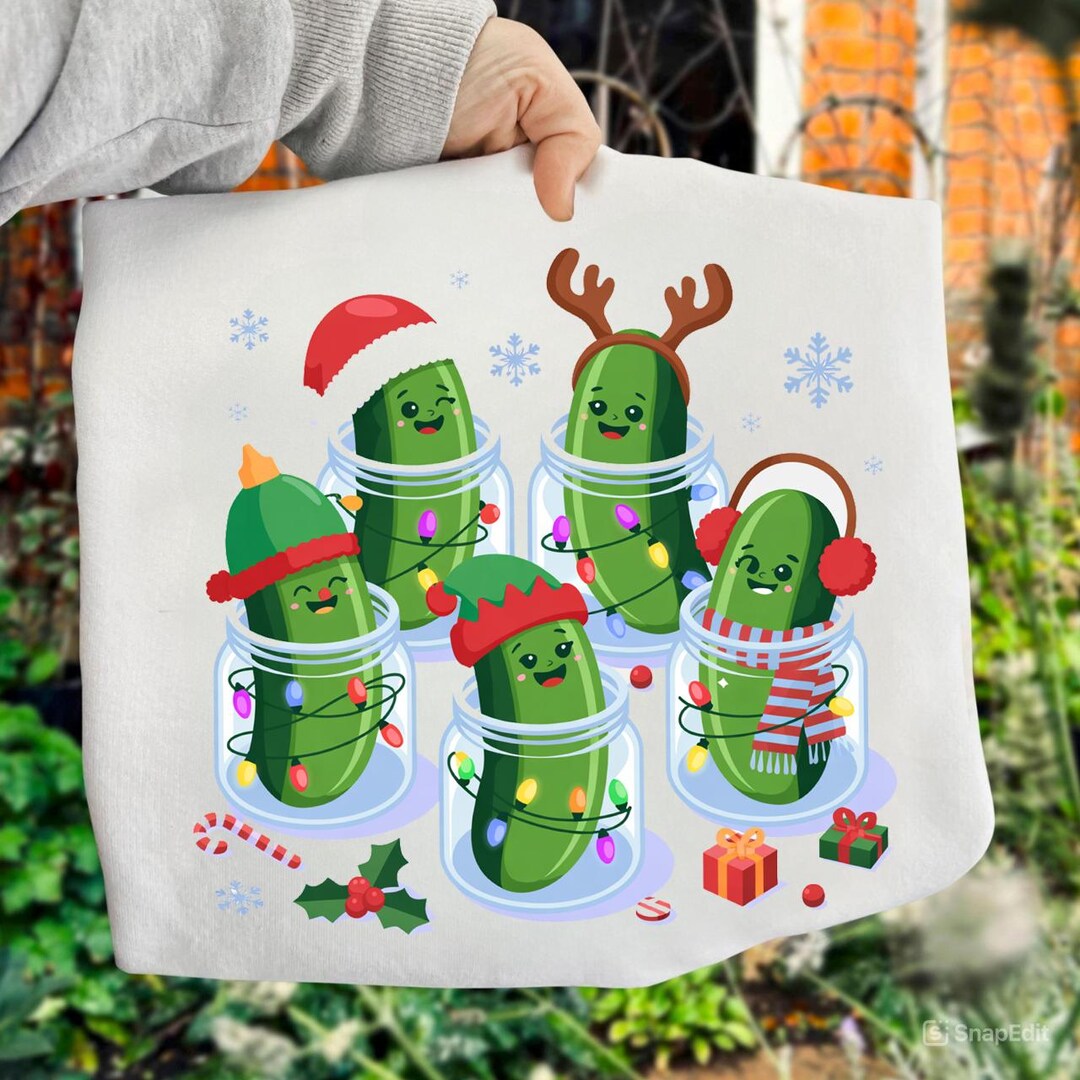 Funny Christmas Pickle Png, Pickles Clipart, Christmas Pickles, Holiday ...