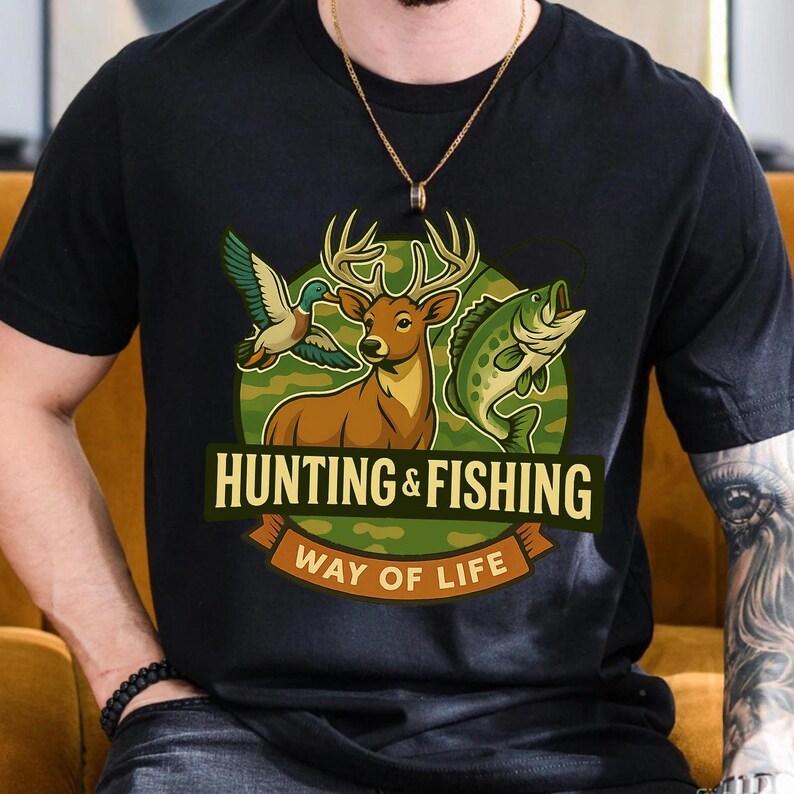 Hunting and Fishing PNG, Deer Buck Duck Bass Emblem, Camo Outdoor ...