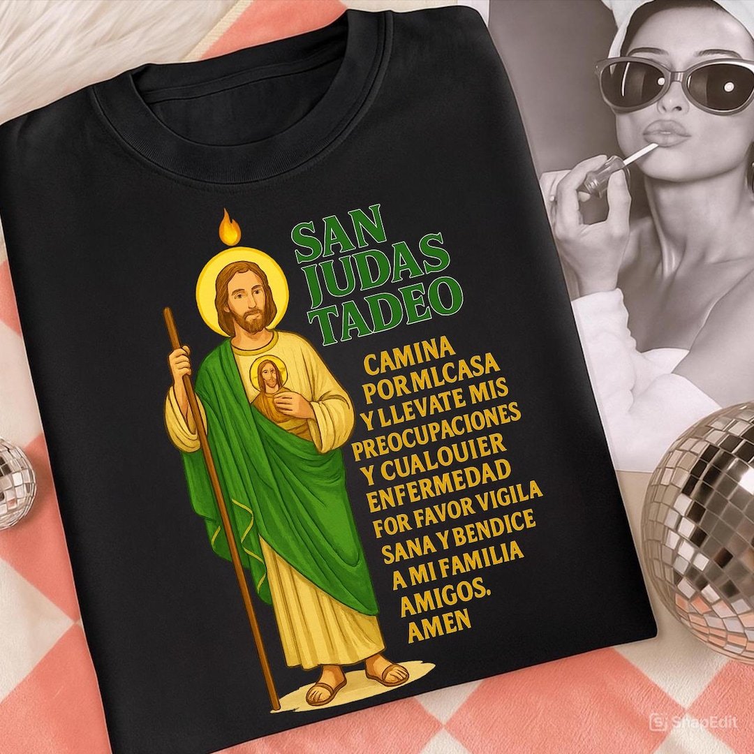 San Judas Tadeo PNG, Catholic Saint Jude Prayer Design, Spanish ...