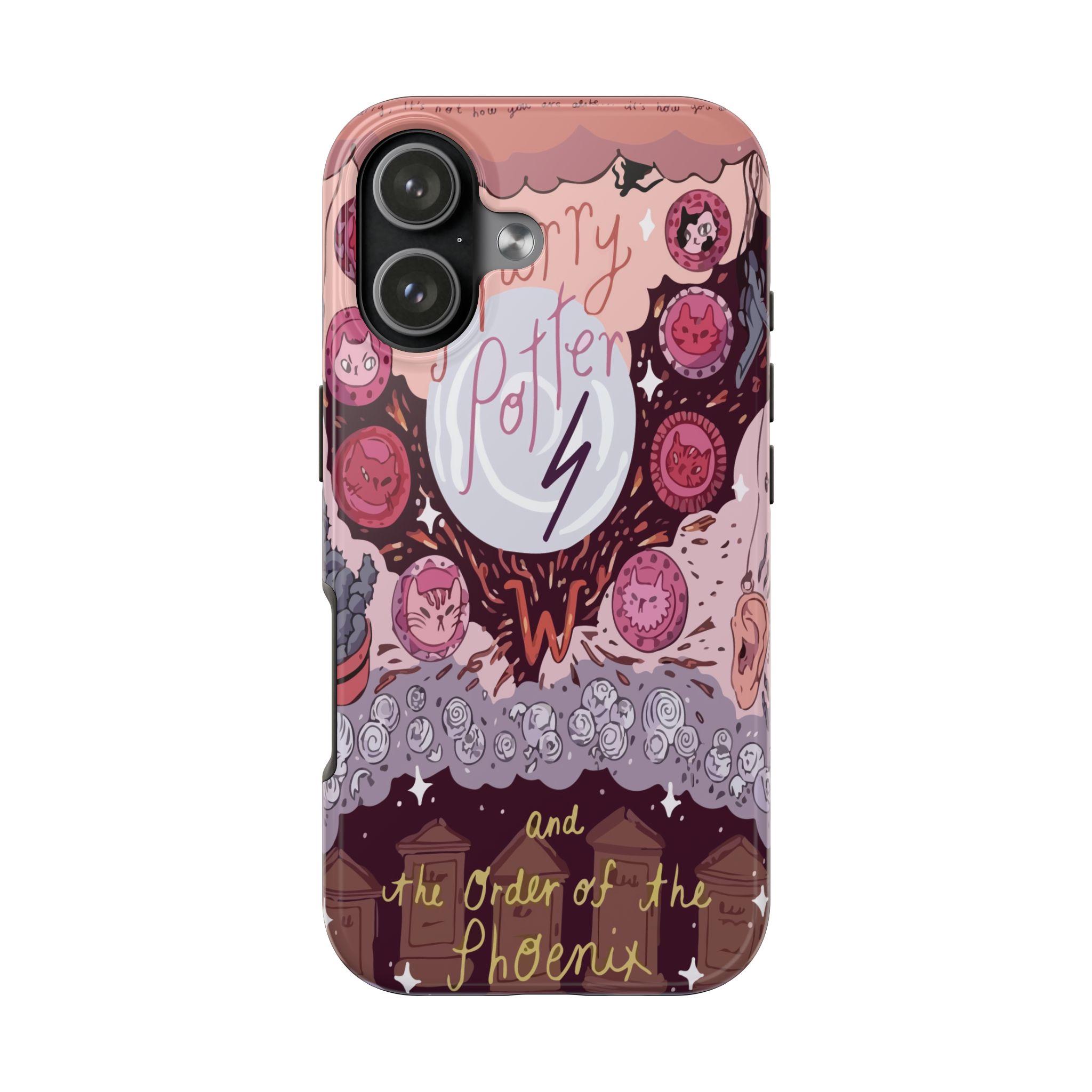Magical Wizard Doodle Inspired Double Layer Phone Case | Whimsical Book ...
