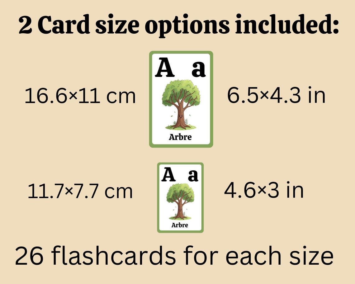 Cartes De L'alphabet - French Flashcards -alphabet Flashcards ...