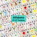 Tarjetas Del Alfabeto - Spanish Flashcards - Alphabet Flashcards ...