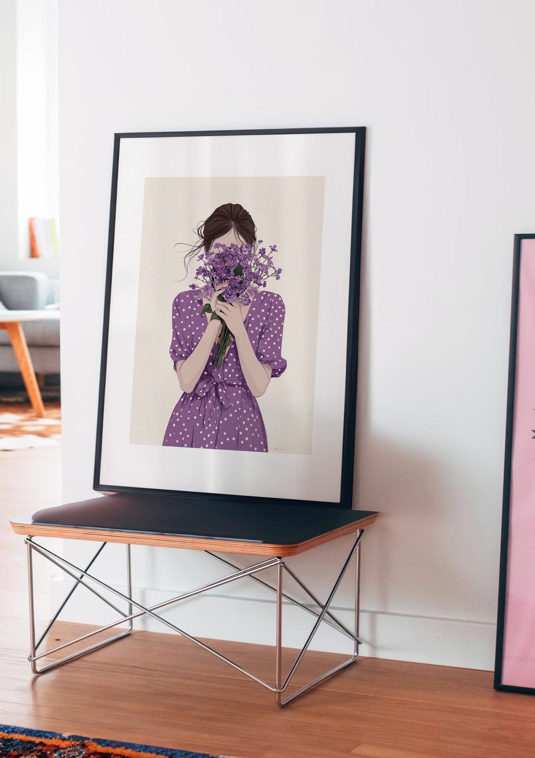 Lavender Bloom – Floral Portrait Wall Art Digital Download - Etsy