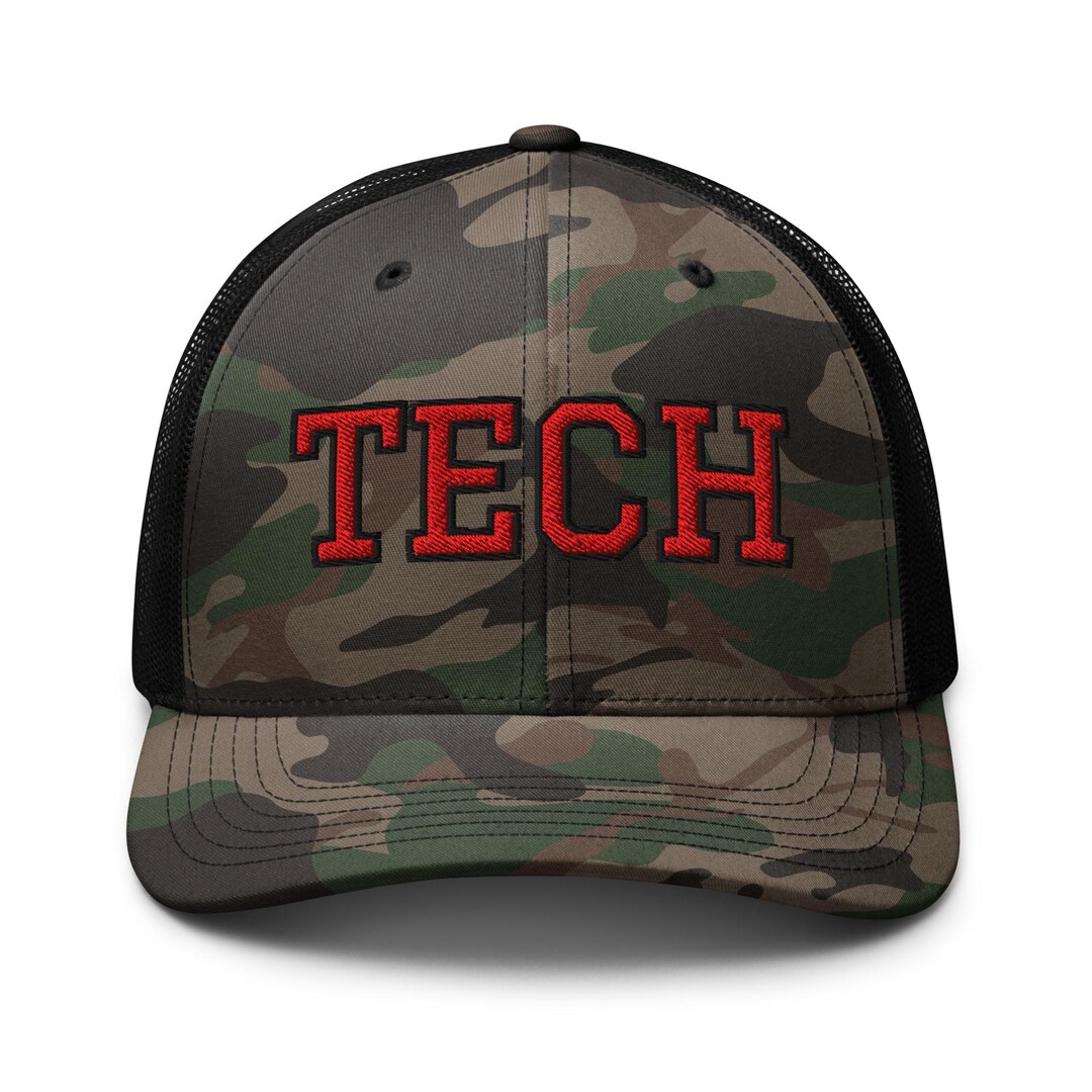 TEXAS TECH Camouflage Trucker Hat - Etsy