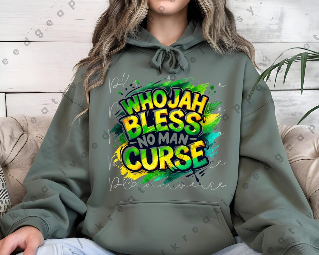 Who Jah Bless No Man Curse SVG – Rasta Quote SVG File – Reggae Cut File ...
