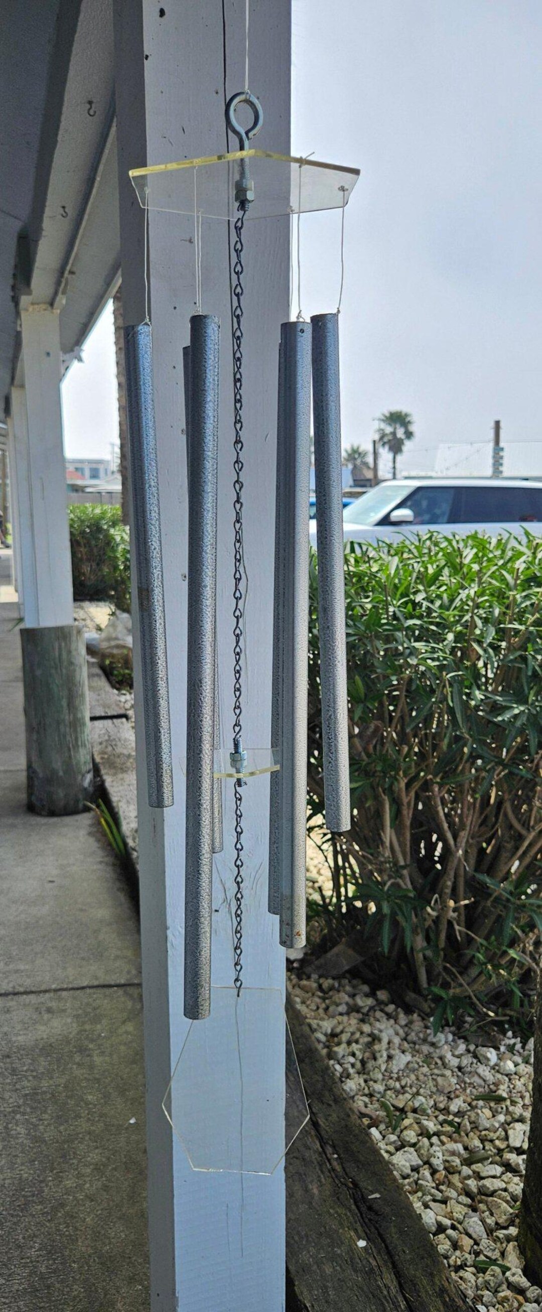 Vintage Large Metal Wind Chimes – 44" Tall – Soothing Outdoor Decor ...