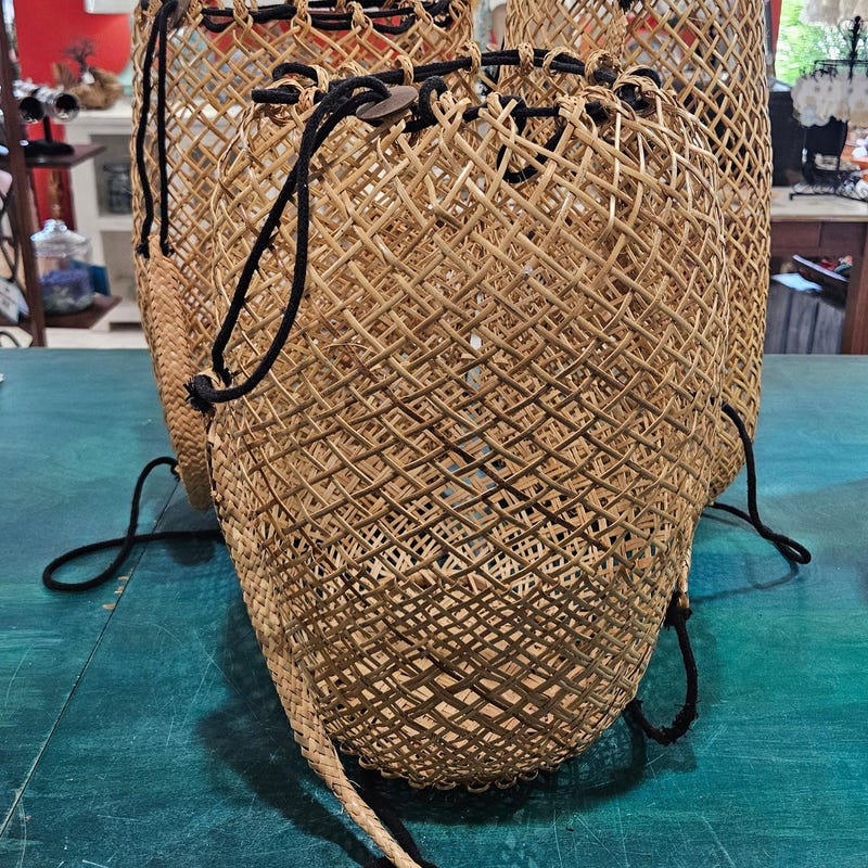 Basket Backpack - Etsy