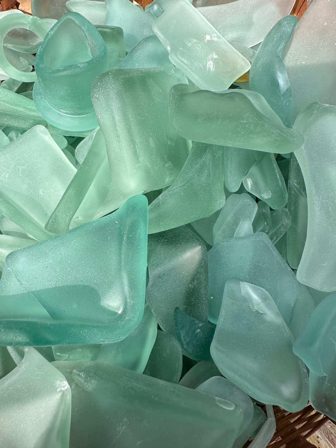 Hand Tumbled Sea Glass Seafoam - Etsy