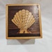 Vintage Bamboo Nesting Boxes With Shell Design - Etsy