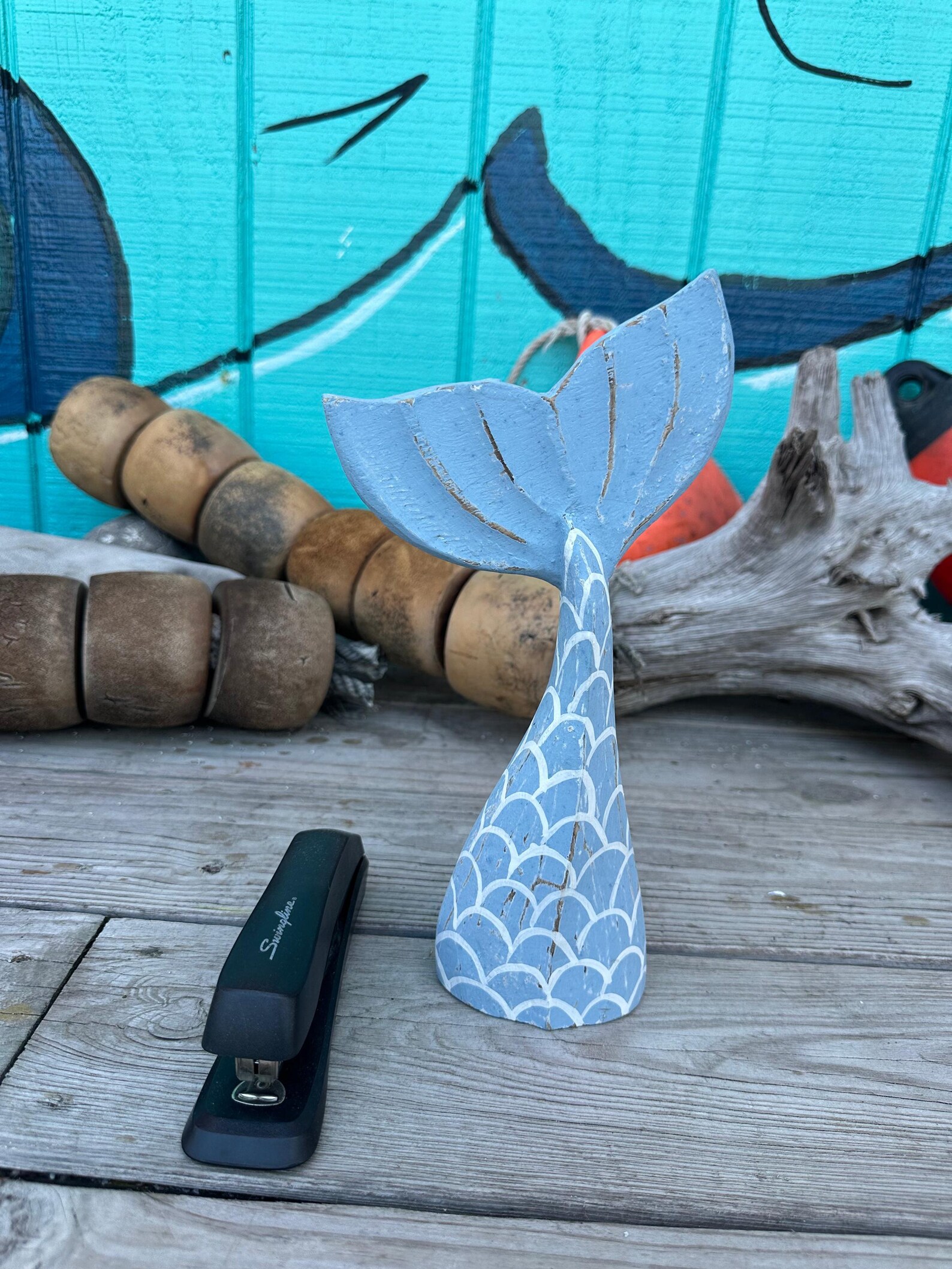 Wooden Mermaid Whale Tails - Etsy