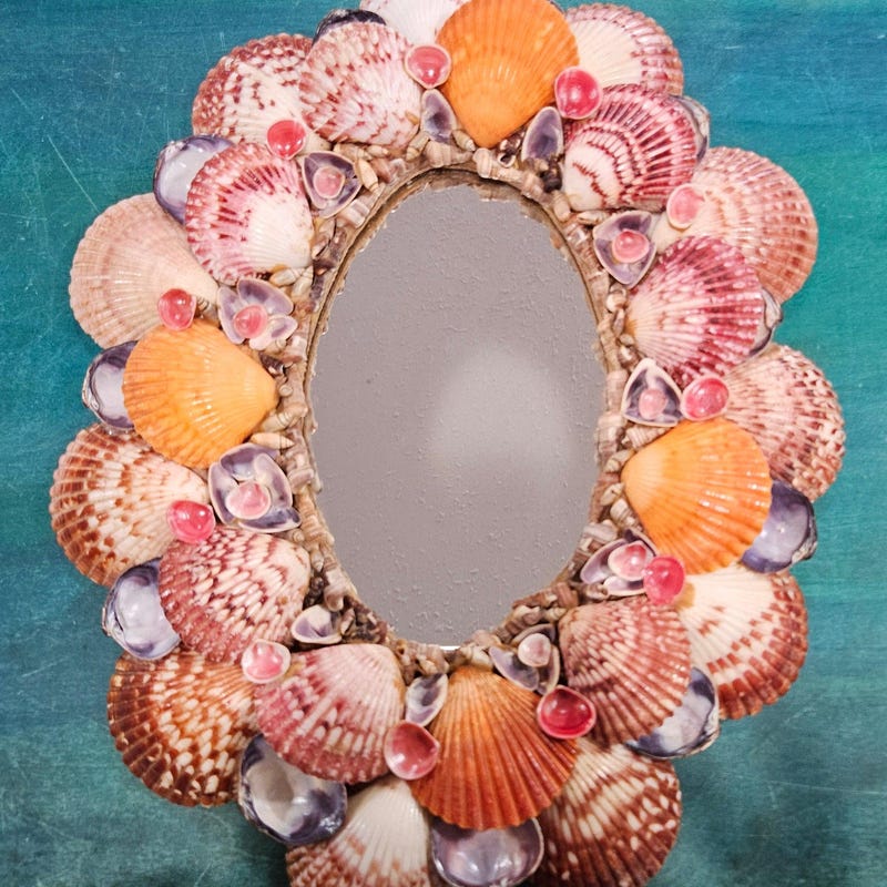 Sea Shell Mirror - Etsy