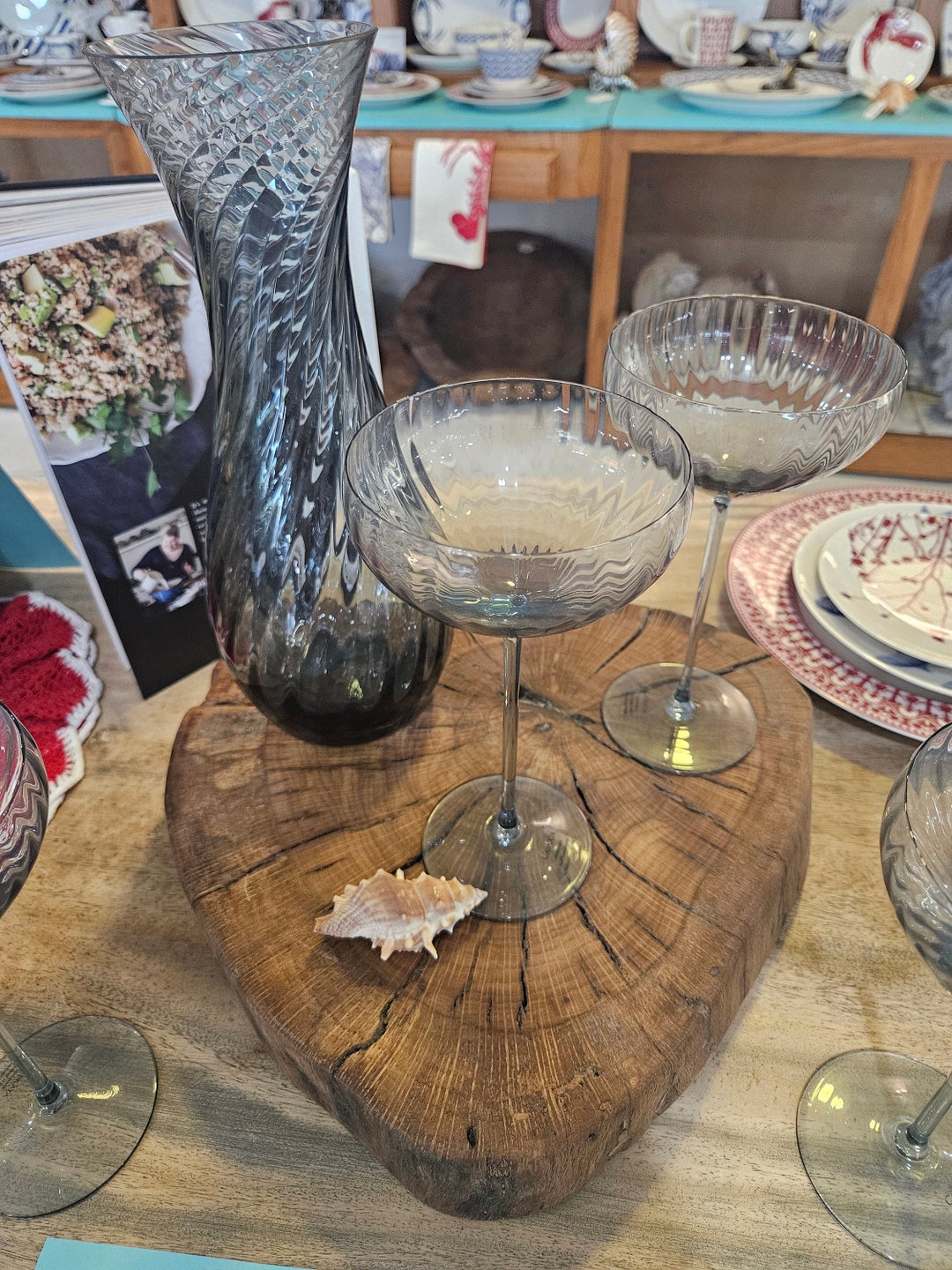 Rustic Wood Slab Slice Riser - Etsy