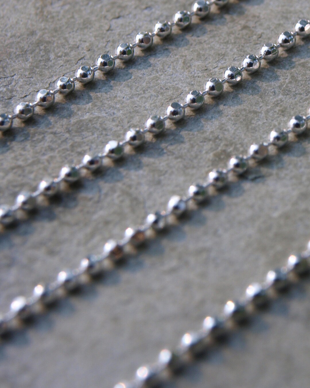 Sterling Silver Ball Chain - Create Your Own Charm Necklace - Etsy