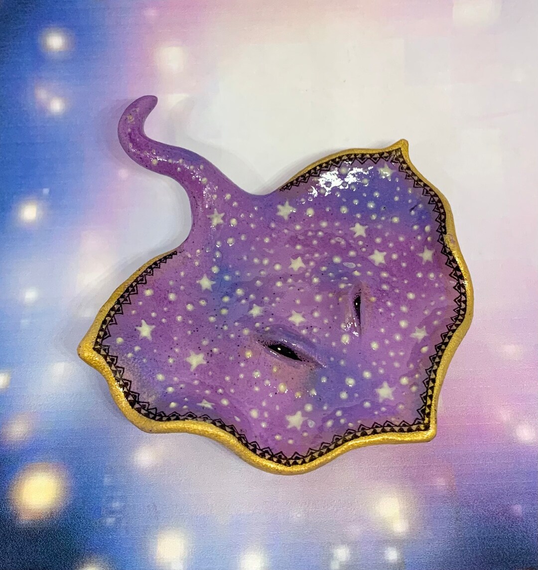 Beautiful Stingray Polymer Clay Handmade Figurine - Etsy