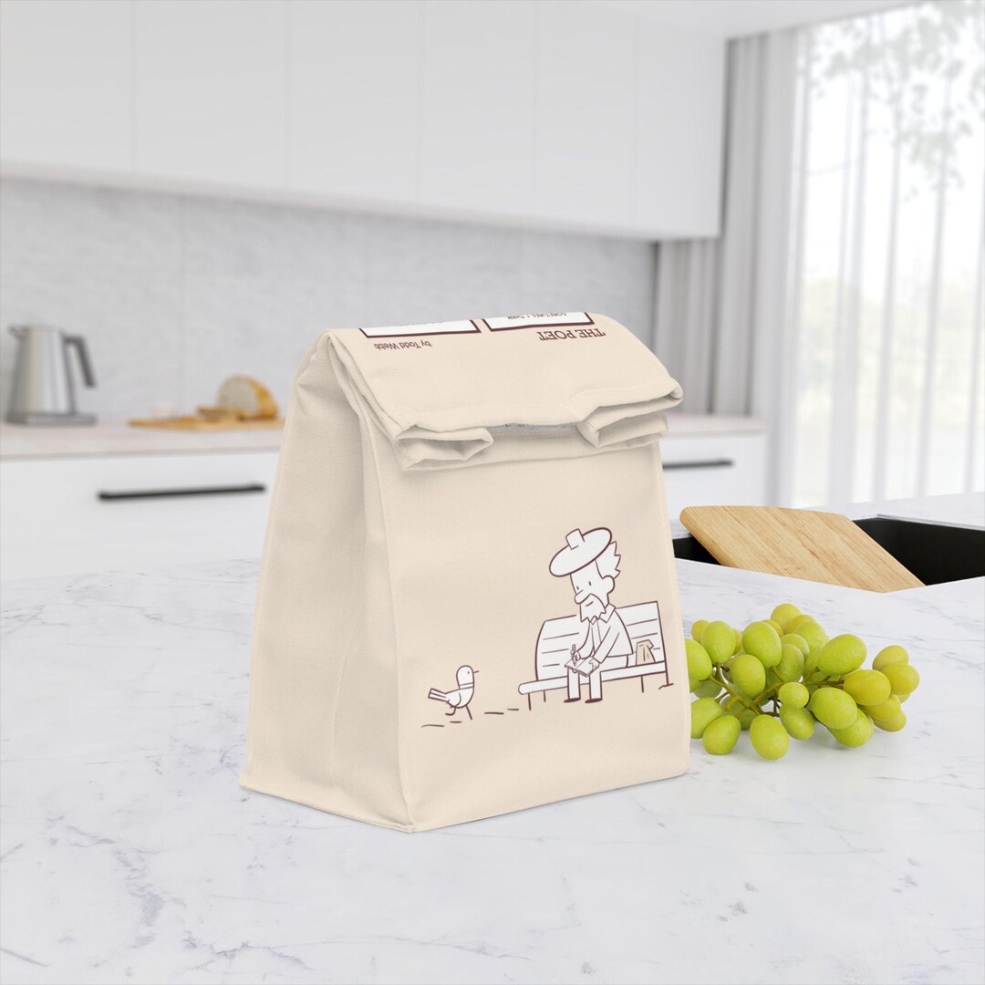Lunch Bag - the Poet Comic Strip Design - Etsy