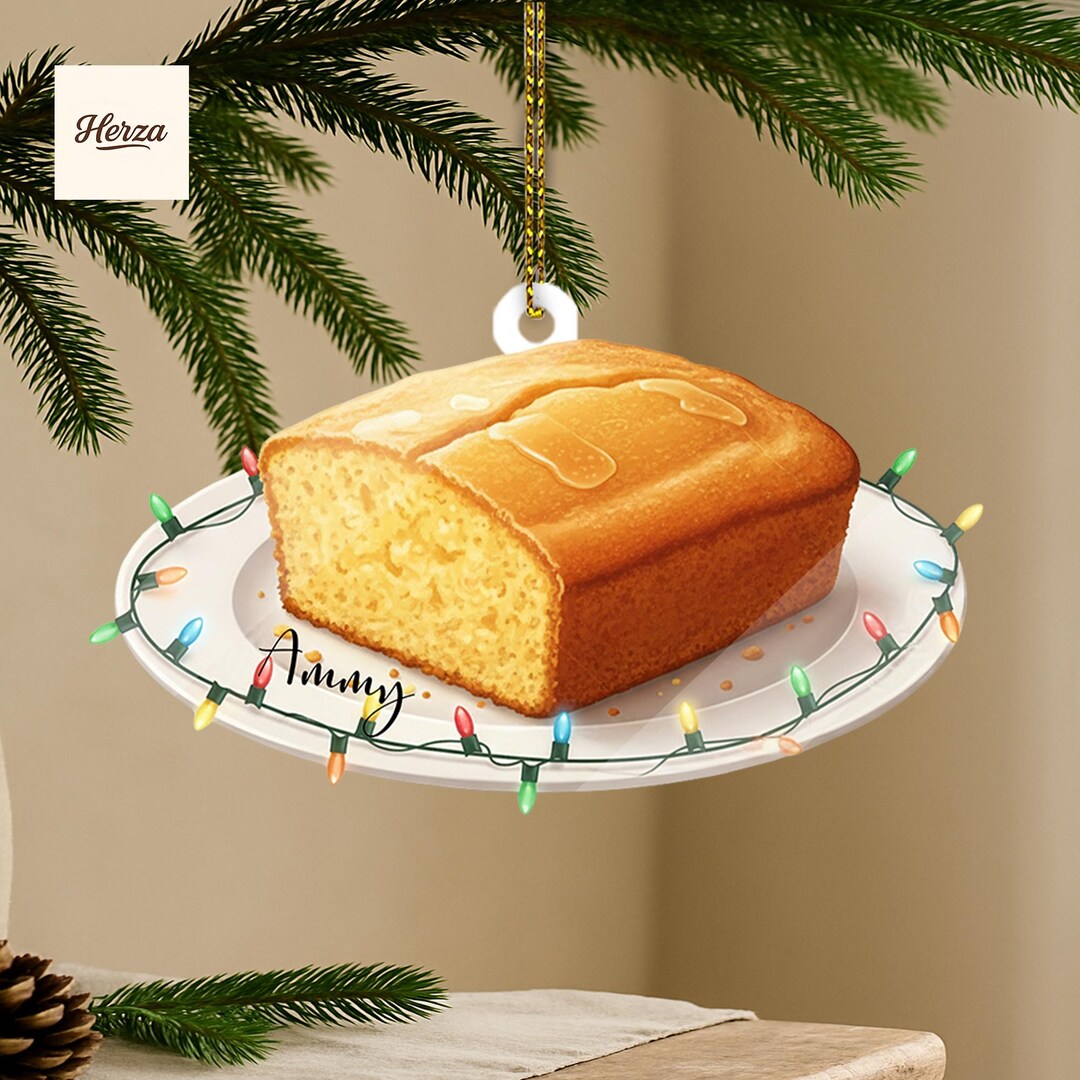 PERSONALIZABLE Cornbread Ornament, CUSTOMIZABLE Christmas Tree ...