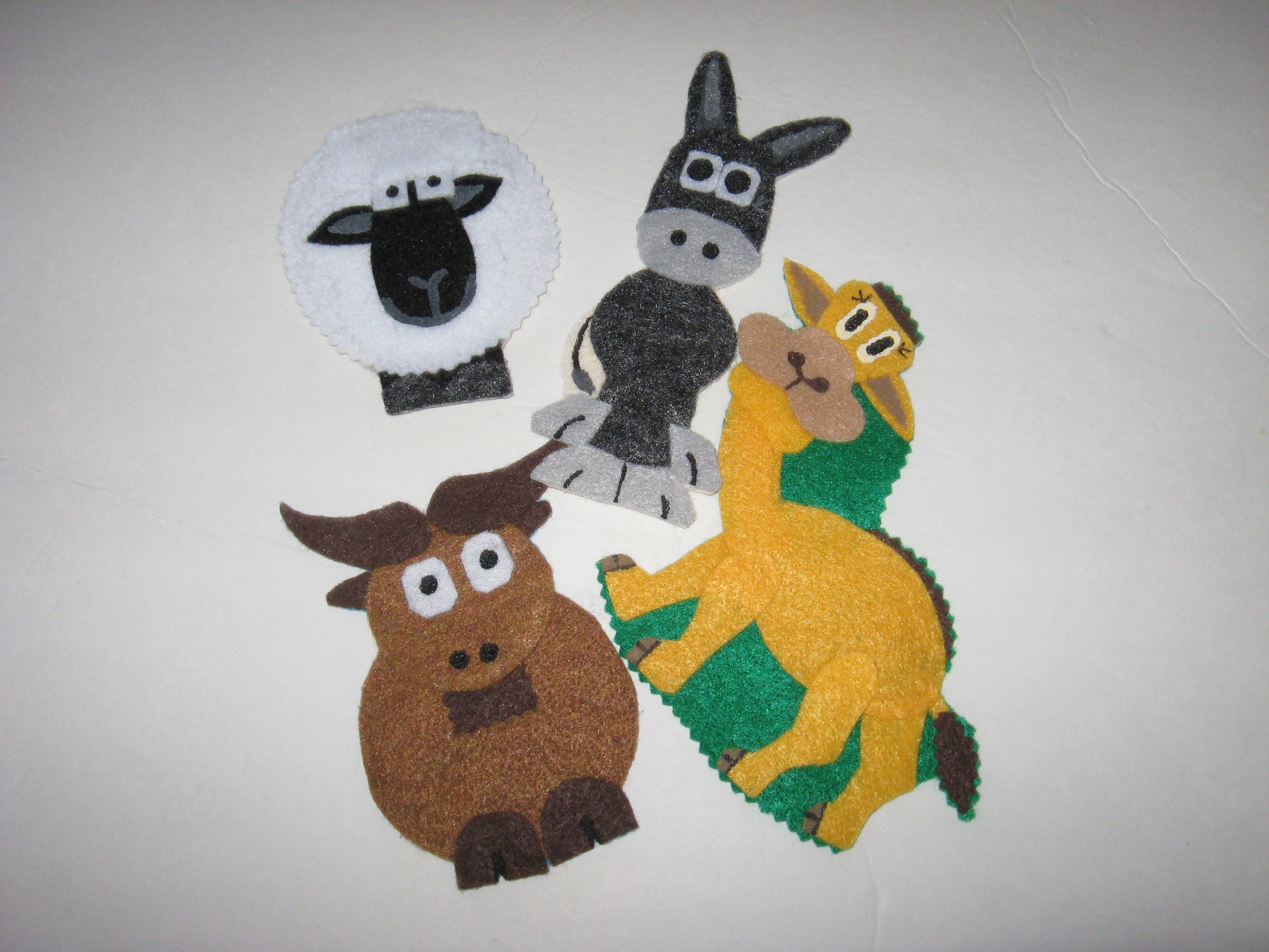 The Story of Job Felt Character Set - Etsy