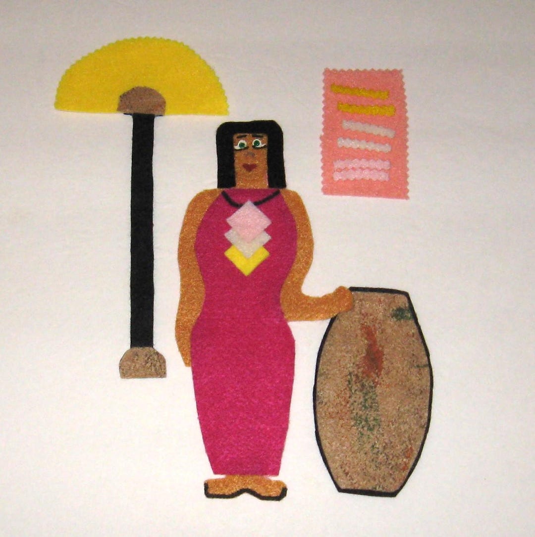 10" Biblical Egyptian Female Felt Character Set #3 - Etsy