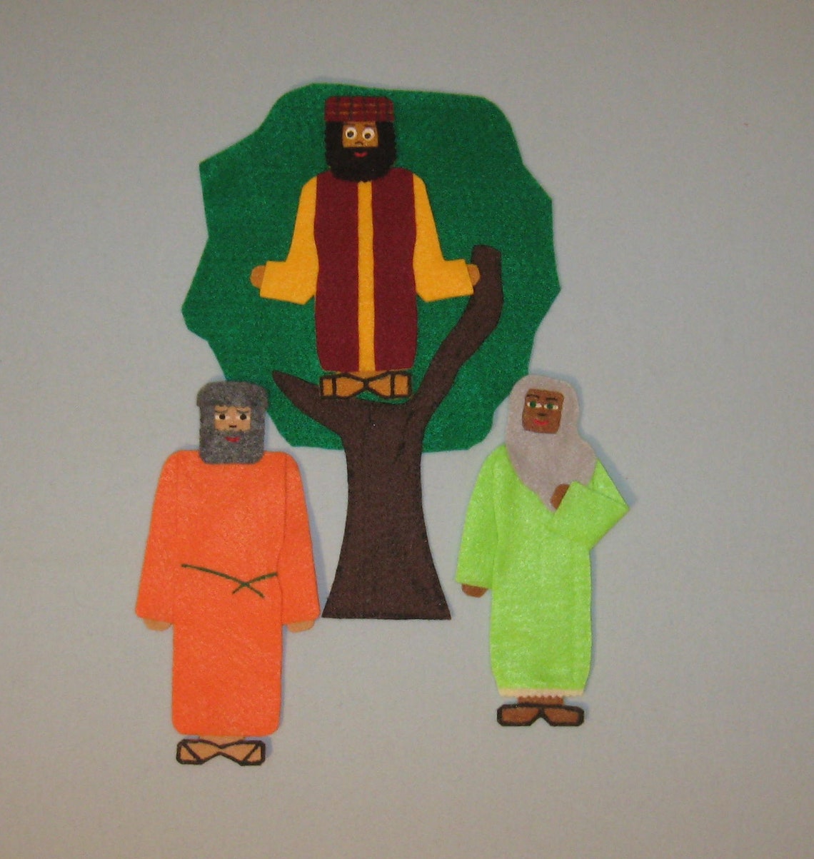 Zacchaeus Tax Collector 10 Felt Character Set - Etsy