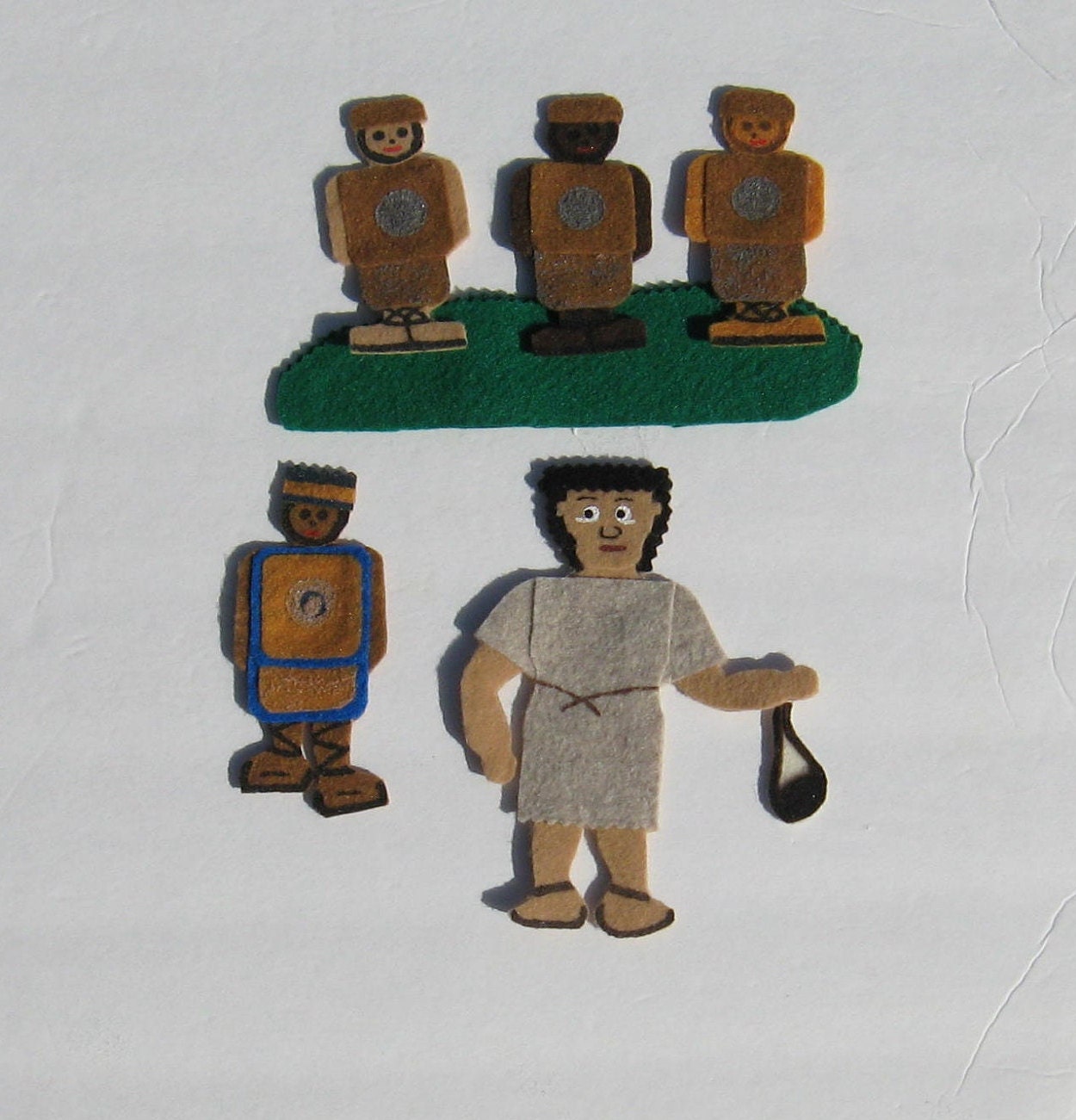 Goliath and David Felt Character Set - Etsy