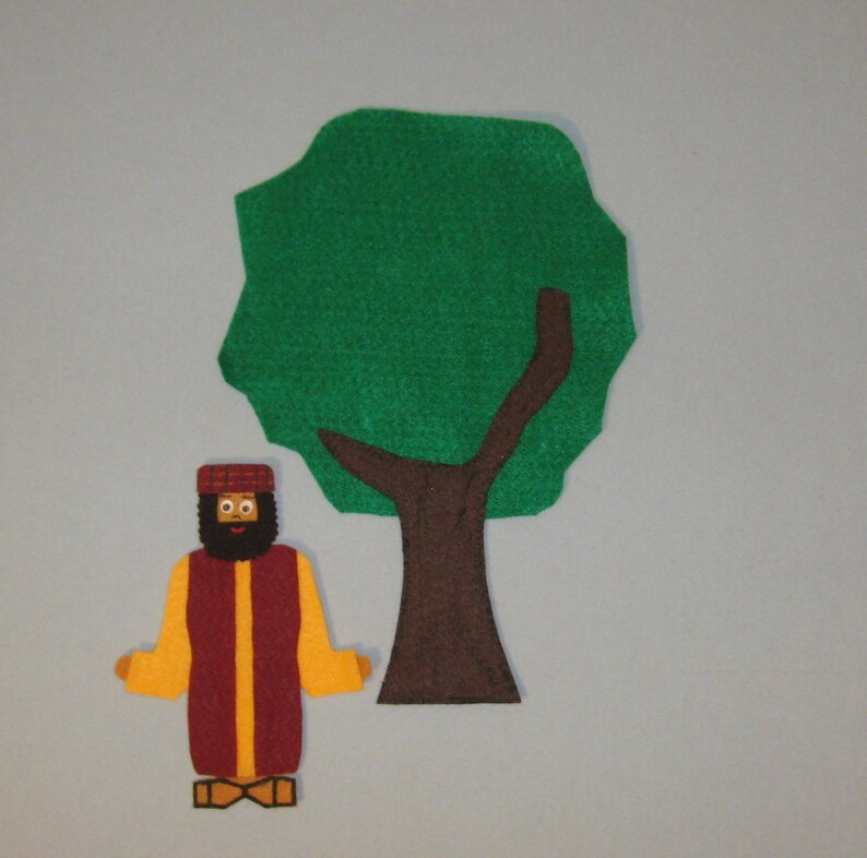 Zacchaeus Tax Collector 10 Felt Character Set - Etsy