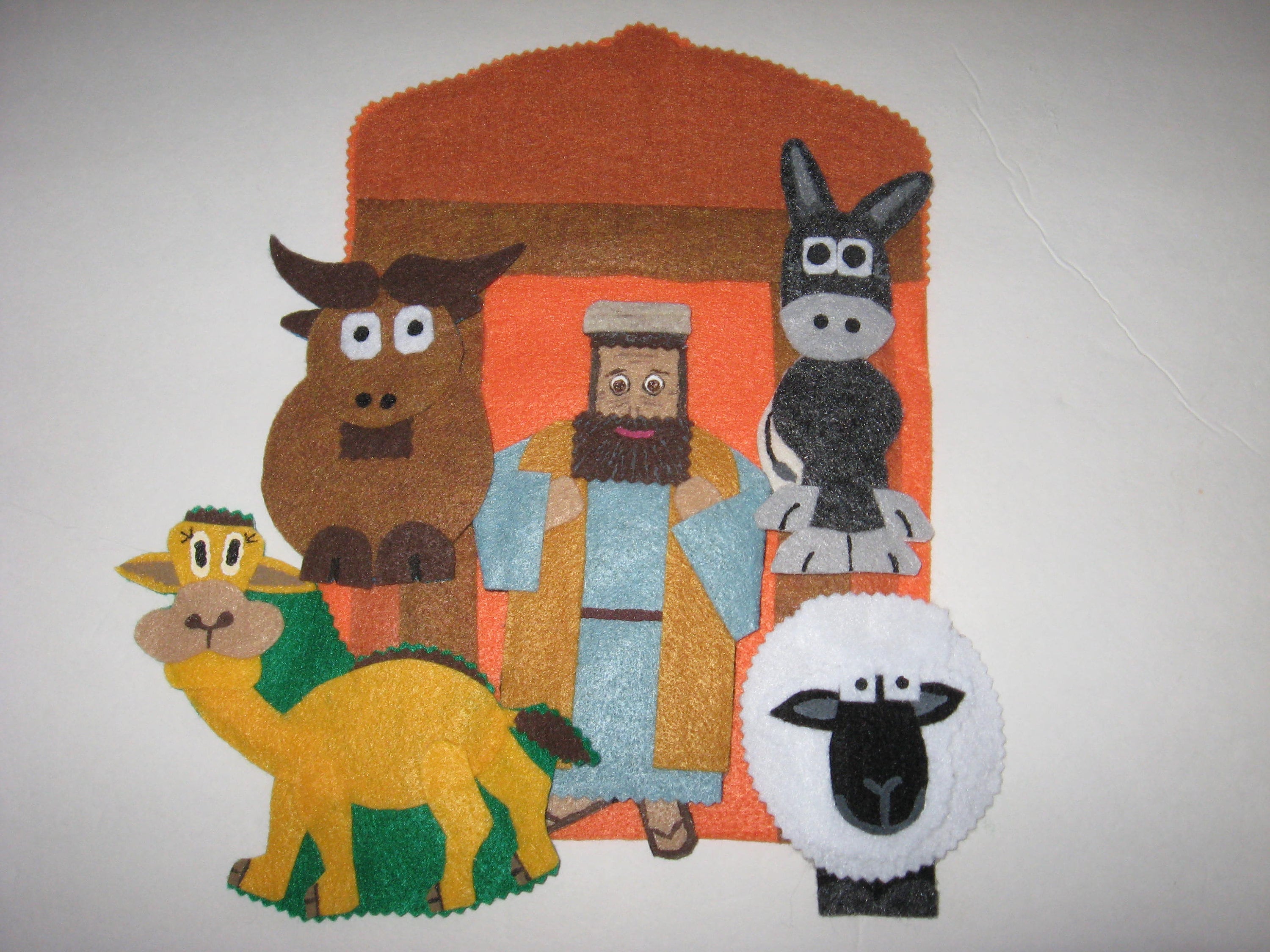 The Story of Job Felt Character Set - Etsy