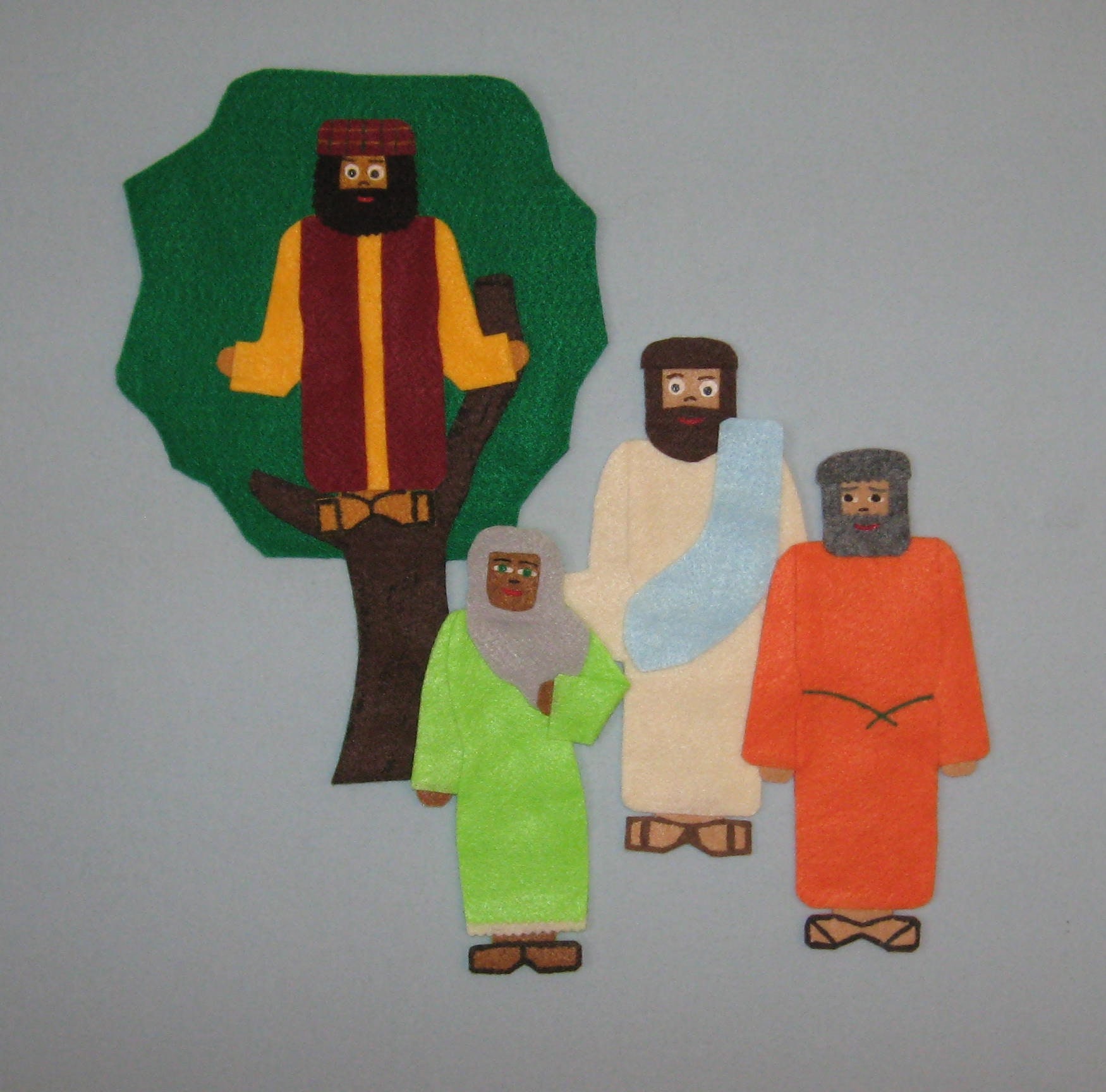 Zacchaeus Tax Collector 10 Felt Character Set - Etsy