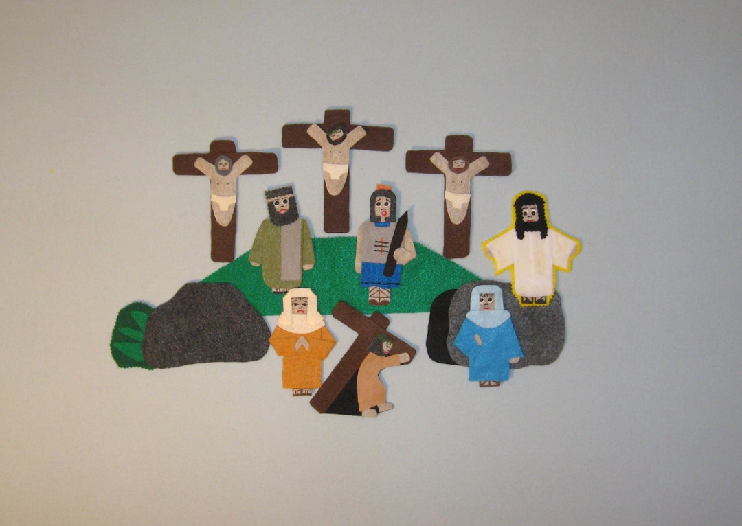 The First Easter Felt Character Set - Etsy