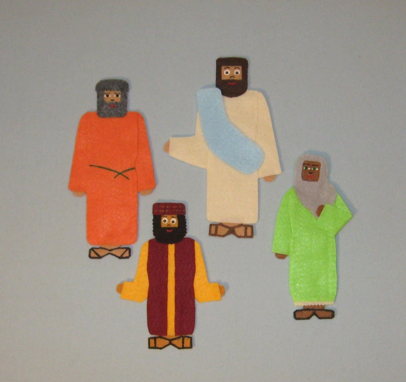 Zacchaeus Tax Collector 10 Felt Character Set - Etsy