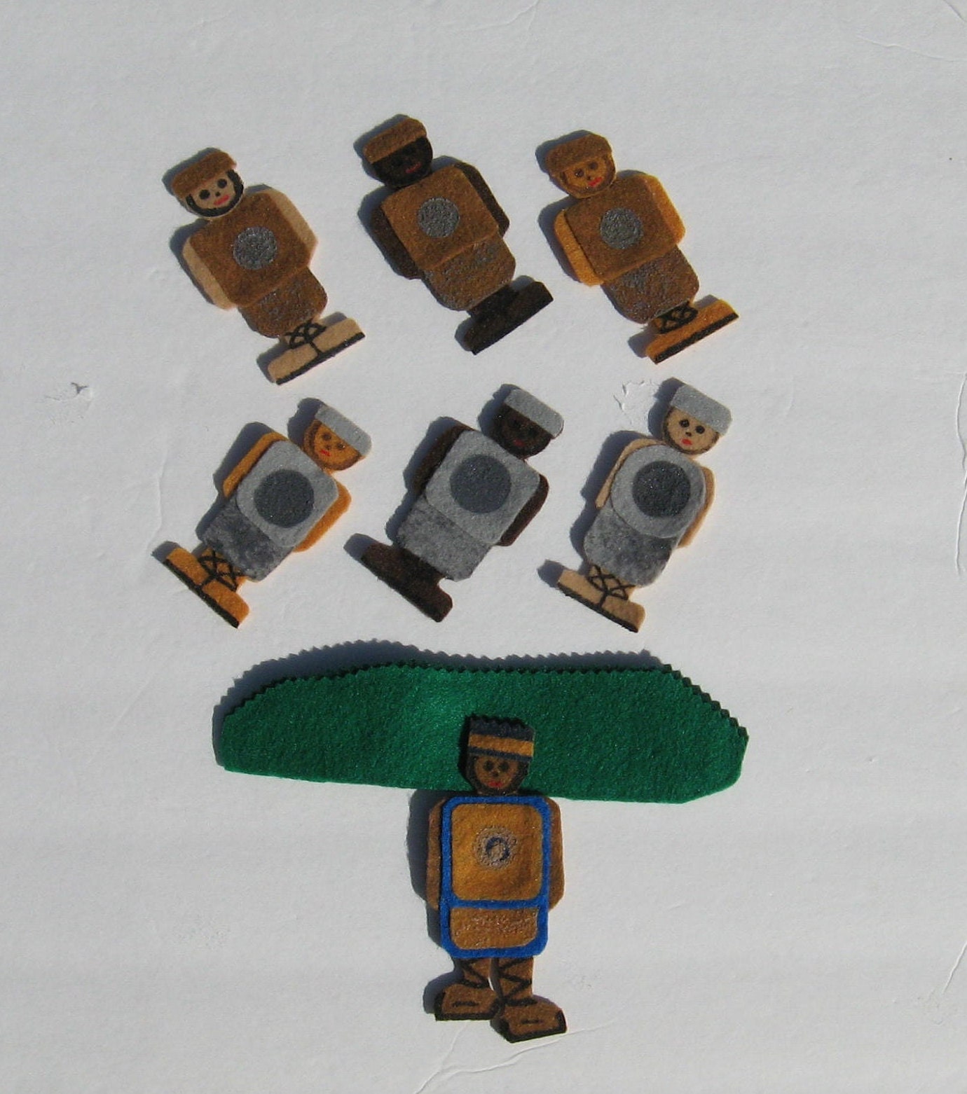 Goliath and David Felt Character Set - Etsy