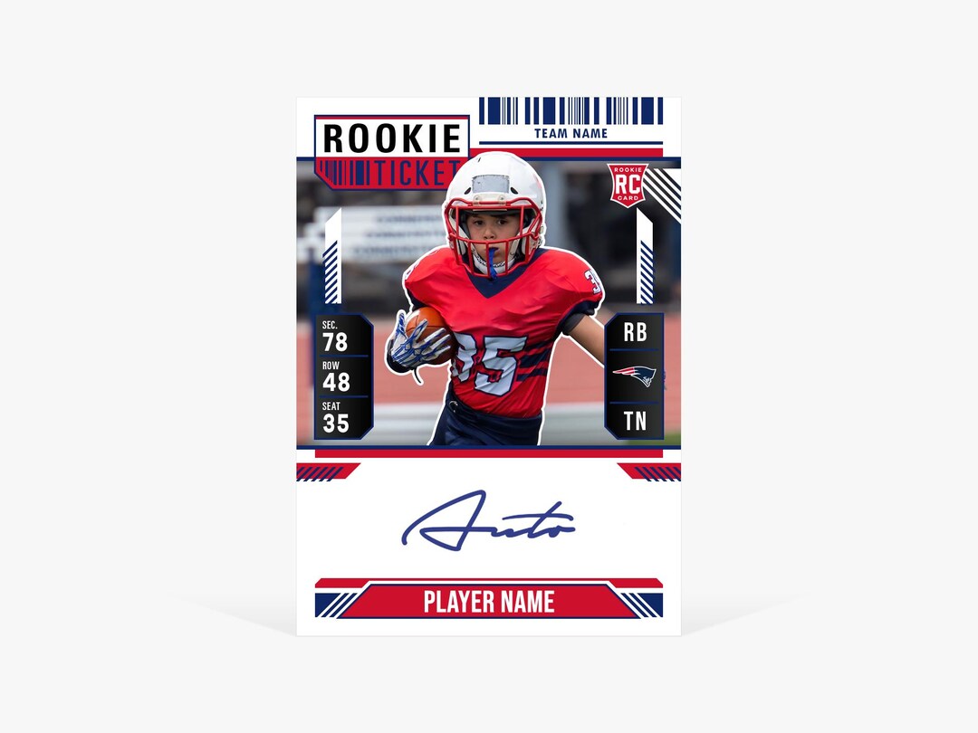 Custom Sports Cards for Autographs - Etsy