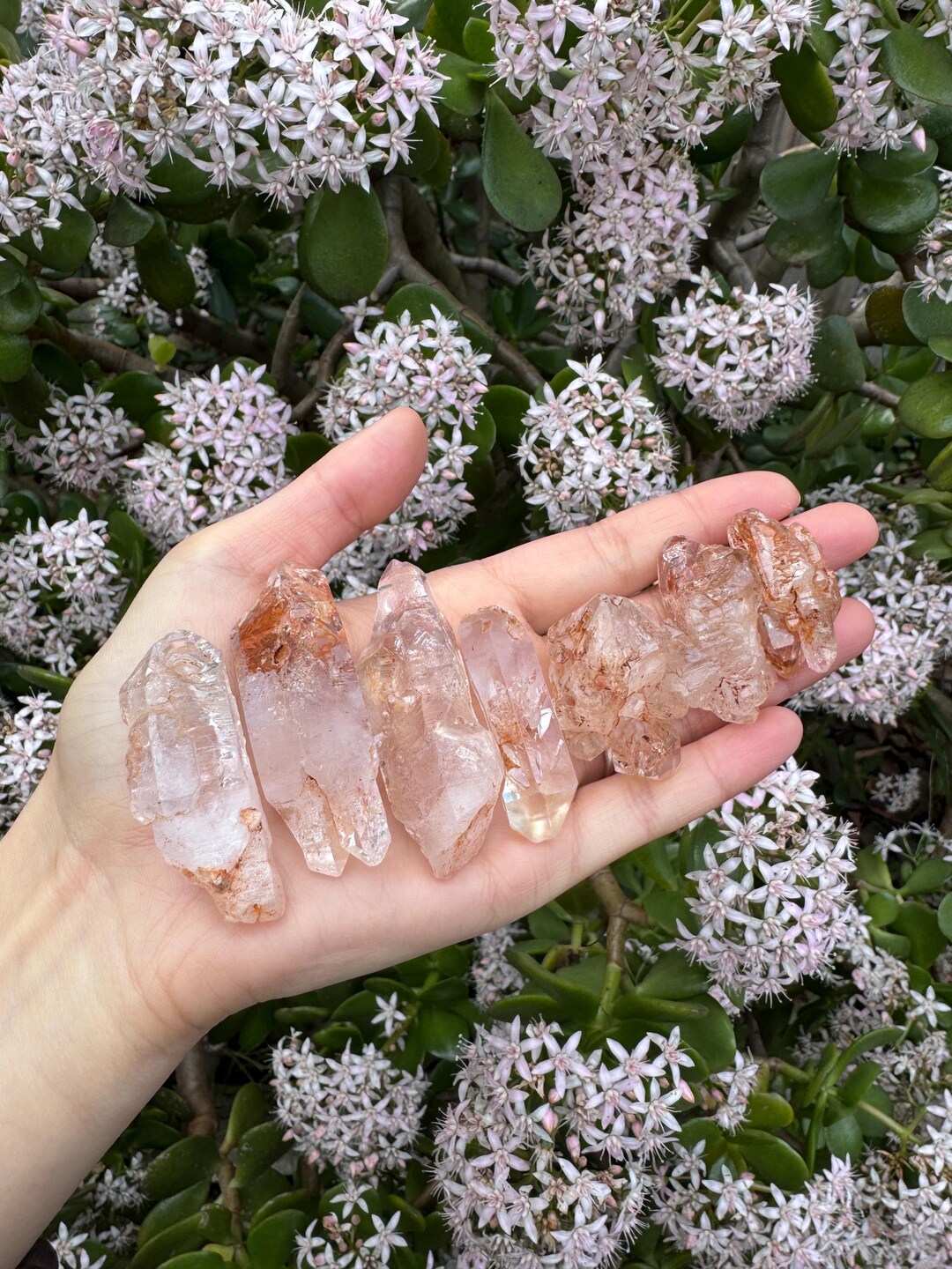 Double-terminated Red Earth Quartz Crystal: Raw Twin-point Stone - Etsy ...