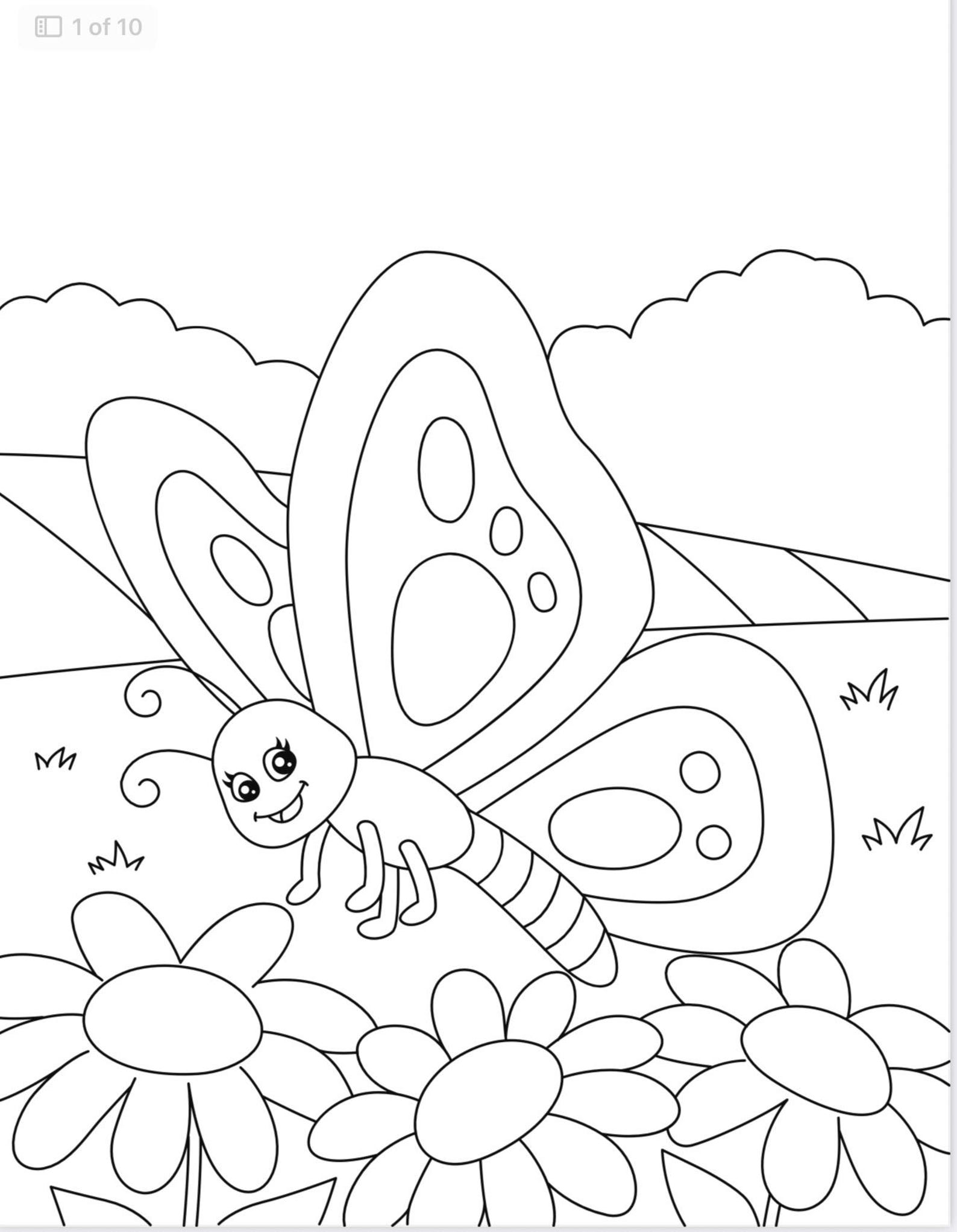 10 Bold and Easy Animal Coloring Pages for Kids - Etsy