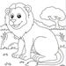 10 Bold and Easy Animal Coloring Pages for Kids - Etsy